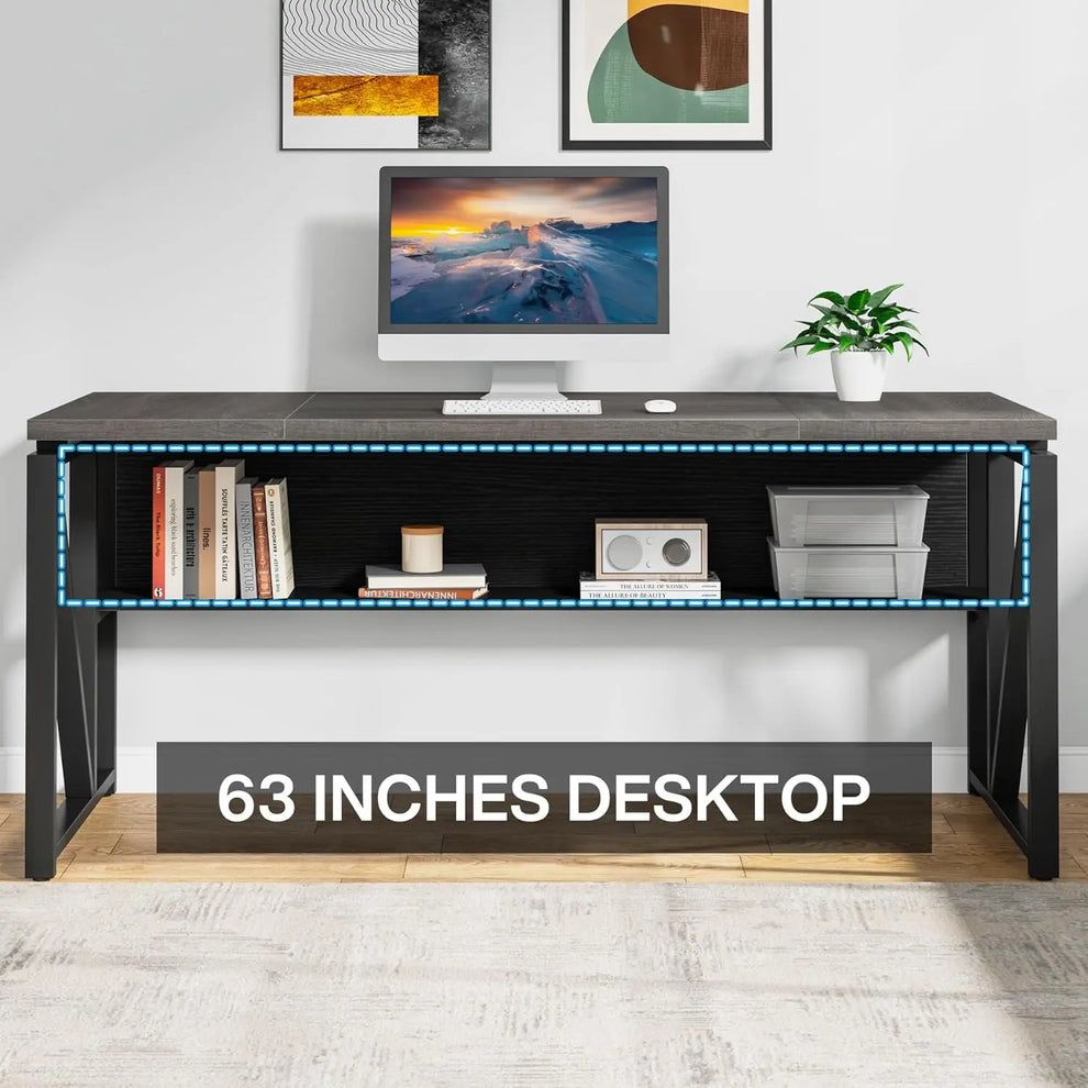 Knapp L Shape Executive Office Desk – Canva Home