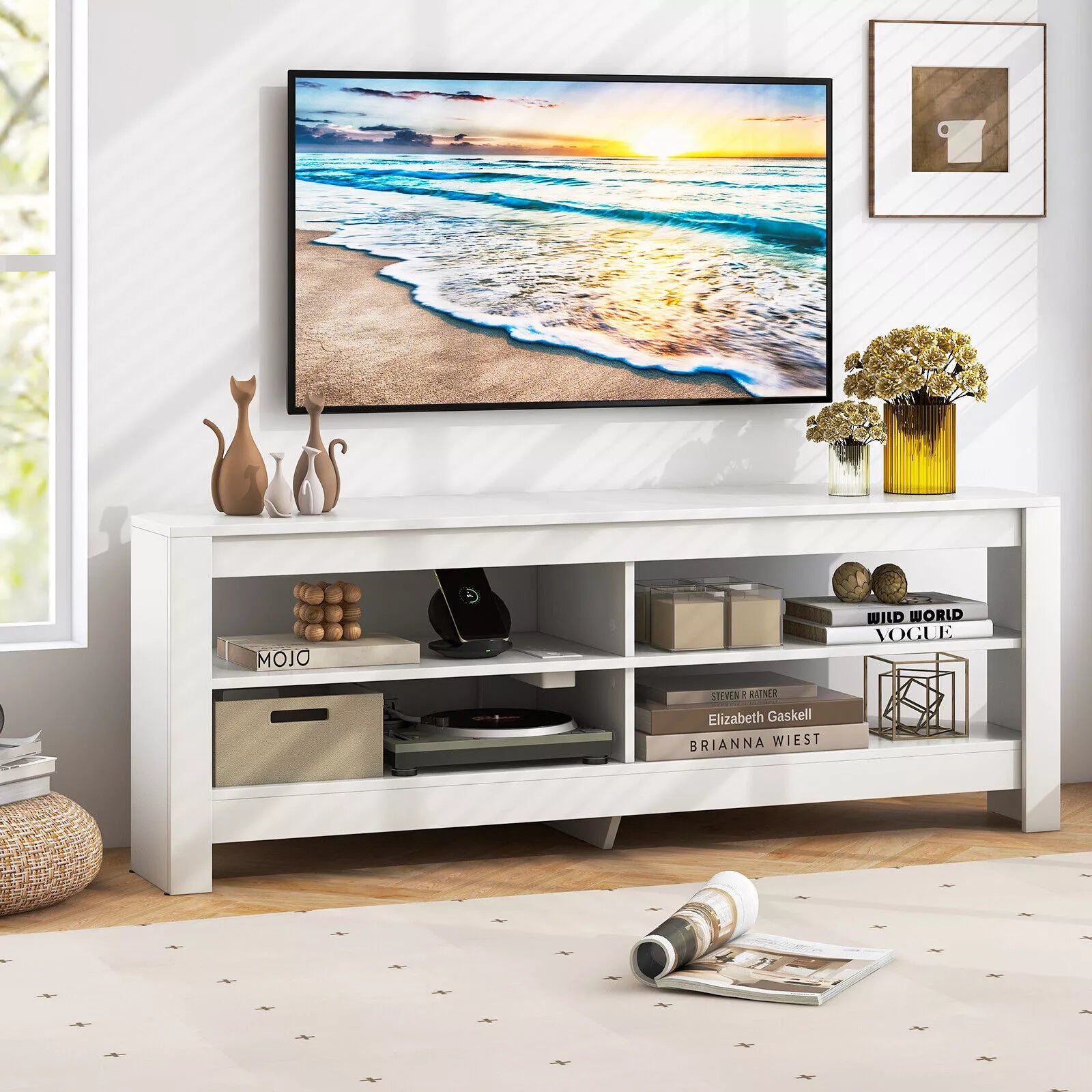 Isabel Corner TV Stand – Canva Home